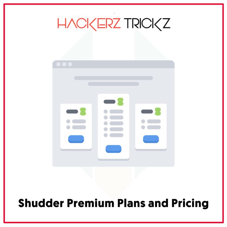 Free Shudder Accounts with Lifetime Subscription: 2025 | HackerzTrickz